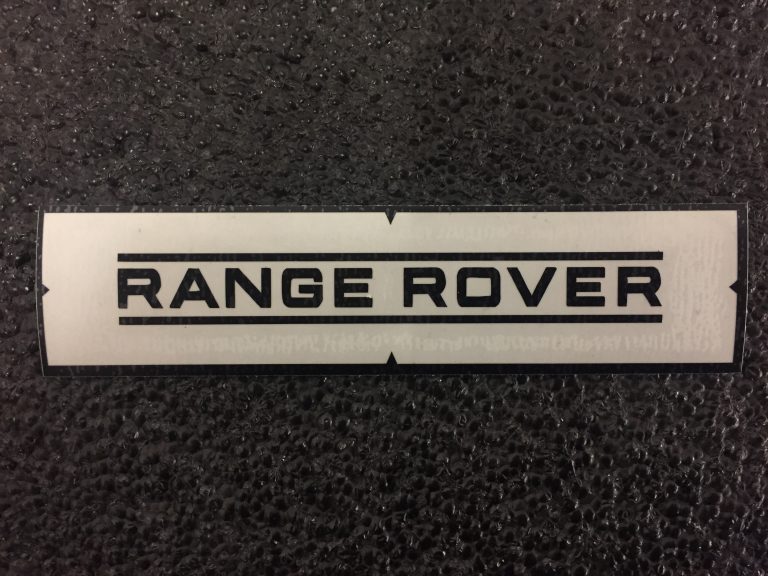 Range Rover Brake Caliper Decals. Purpose Made For Brake Calipers