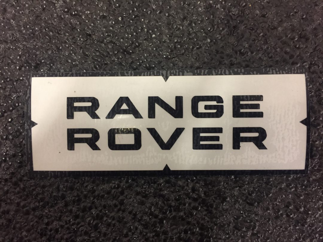 Range Rover Brake Caliper Decals. Purpose Made For Brake Calipers