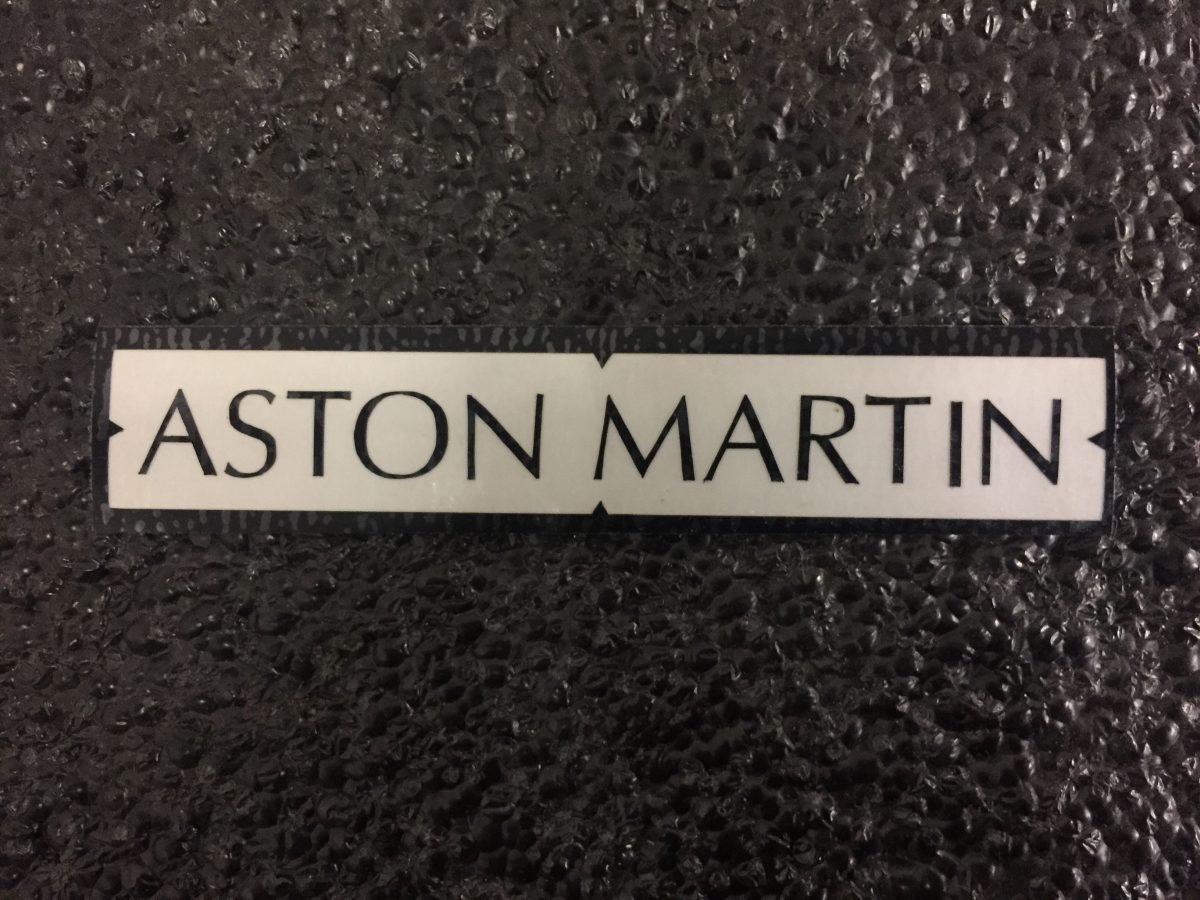 Aston Martin Brake Caliper Decals. Purpose Made For Brake Calipers