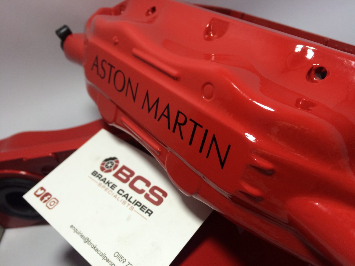Aston Martin Brake Caliper Decals. Purpose Made For Brake Calipers