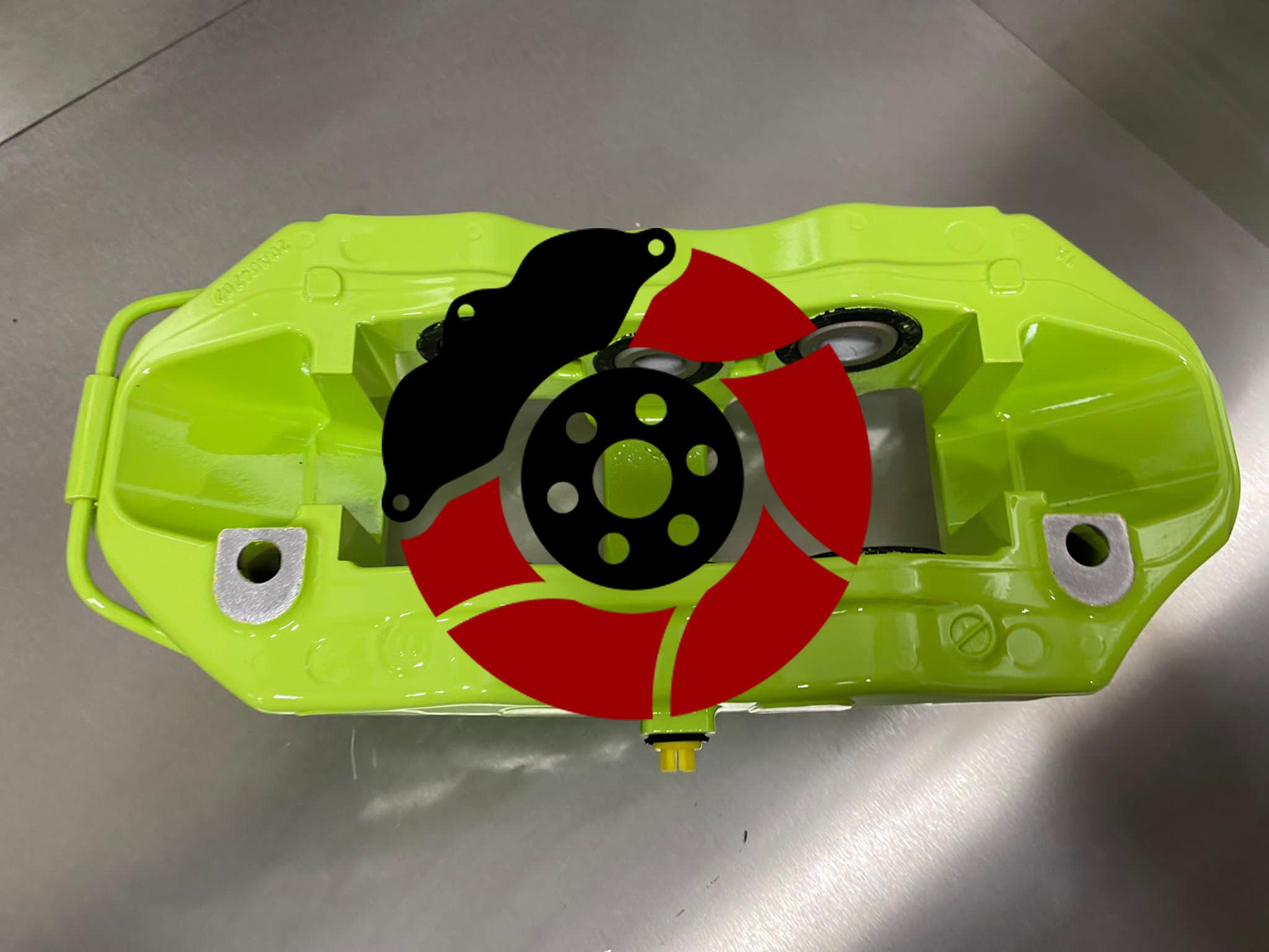 Aston Martin DBS Brake Calipers Repainted