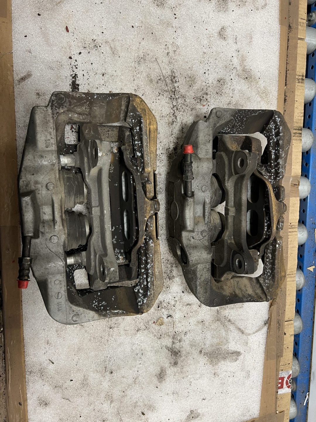 2016 Audi A6 Brake Calipers Refurbishment and Paint i001248 ...
