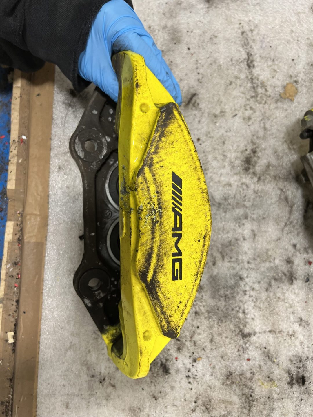 Mercedes Benz AMG Brake Calipers Painted