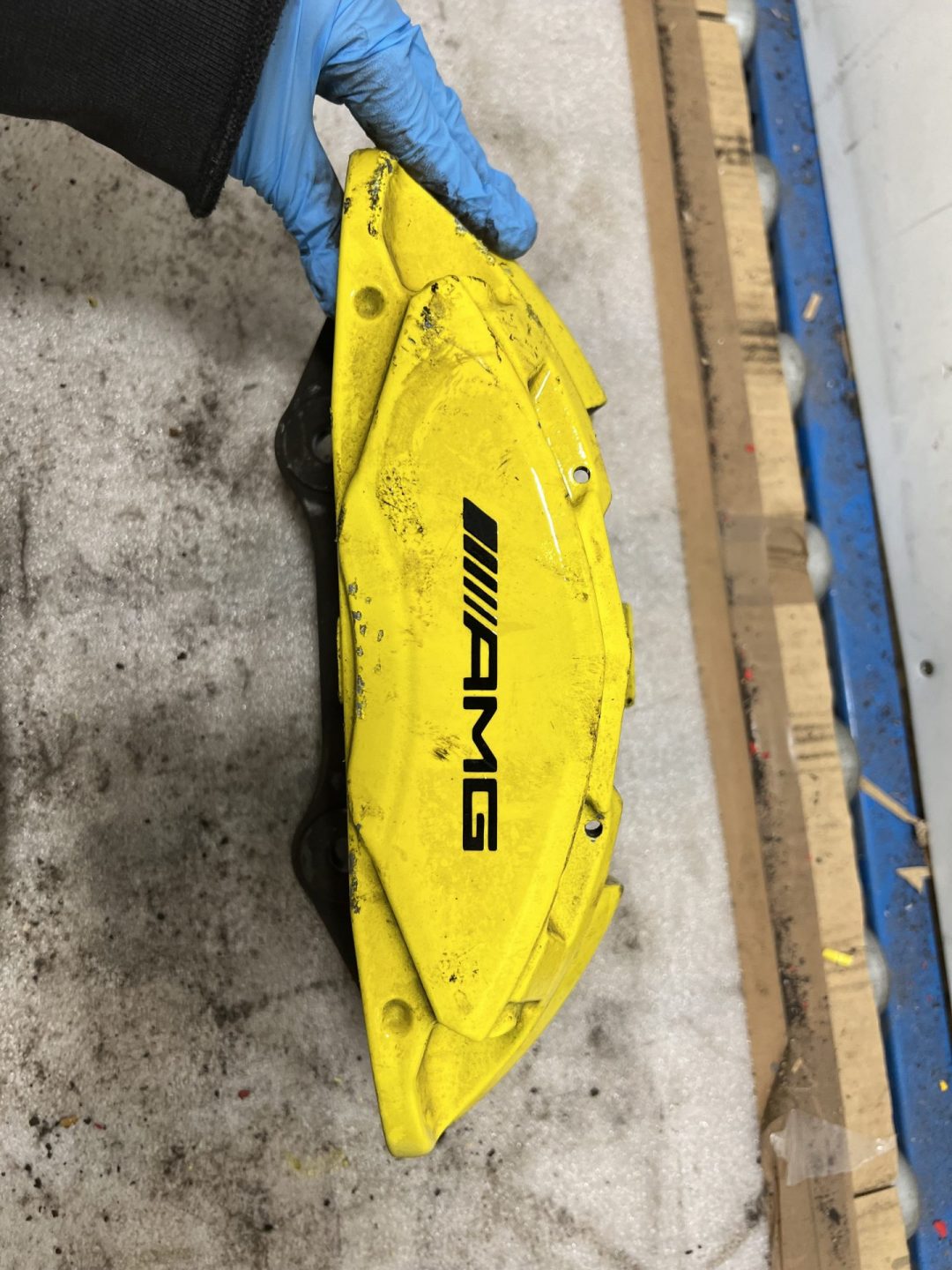 Mercedes Benz AMG Brake Calipers Painted